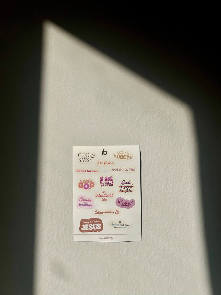 Hi Jesus Faith-based Stickers